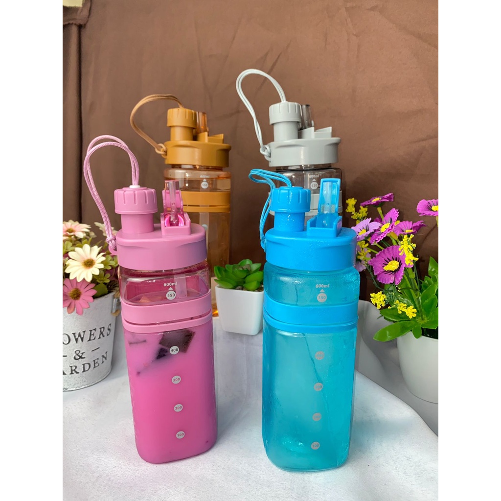 Jual Botol minum/Botol Minum Sport - Botol Minum Air with sedotan ...