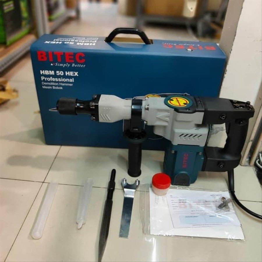 Jual Mesin bobok beton Demolition jack Hammer HBM50HEX BITEC HBM 50 HEX ...