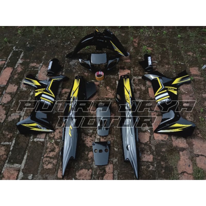Jual bodi fiz r custom kuning kap f1zr force 1 cover bodi set fiz r ...