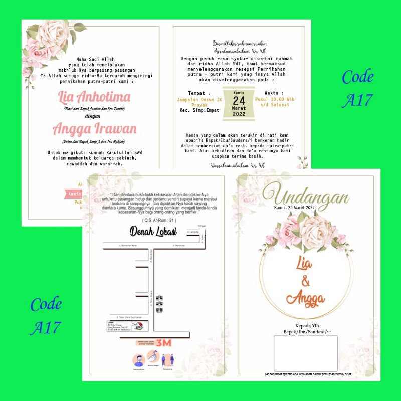 Jual undangan nikah undangan pernikahan murah bagus simple unik cepat ...
