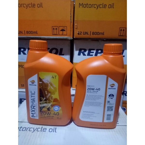 Jual Oli Repsol MXR Matic 20w-40 1 Liter (Sport matic) | Shopee Indonesia