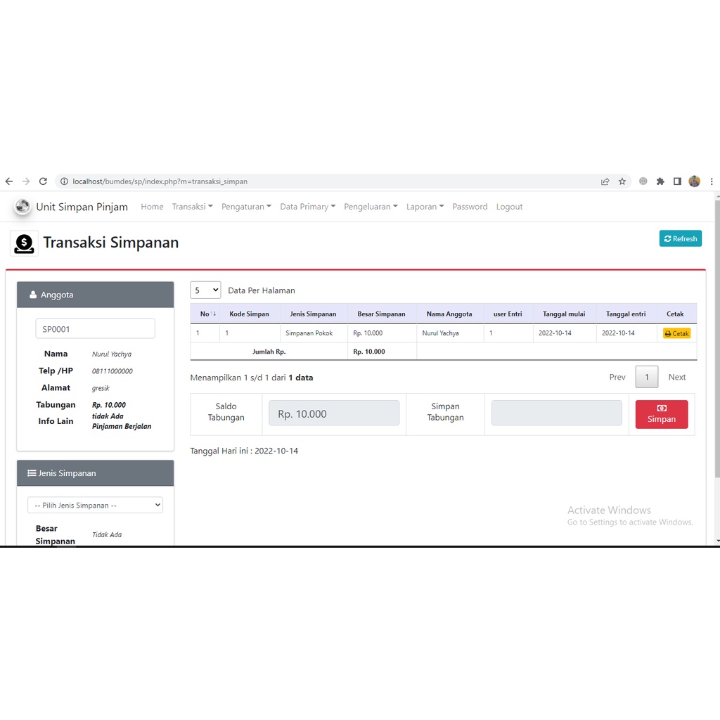 Jual APLIKASI KOPERASI | UNIT SIMPAN PINJAM | Shopee Indonesia