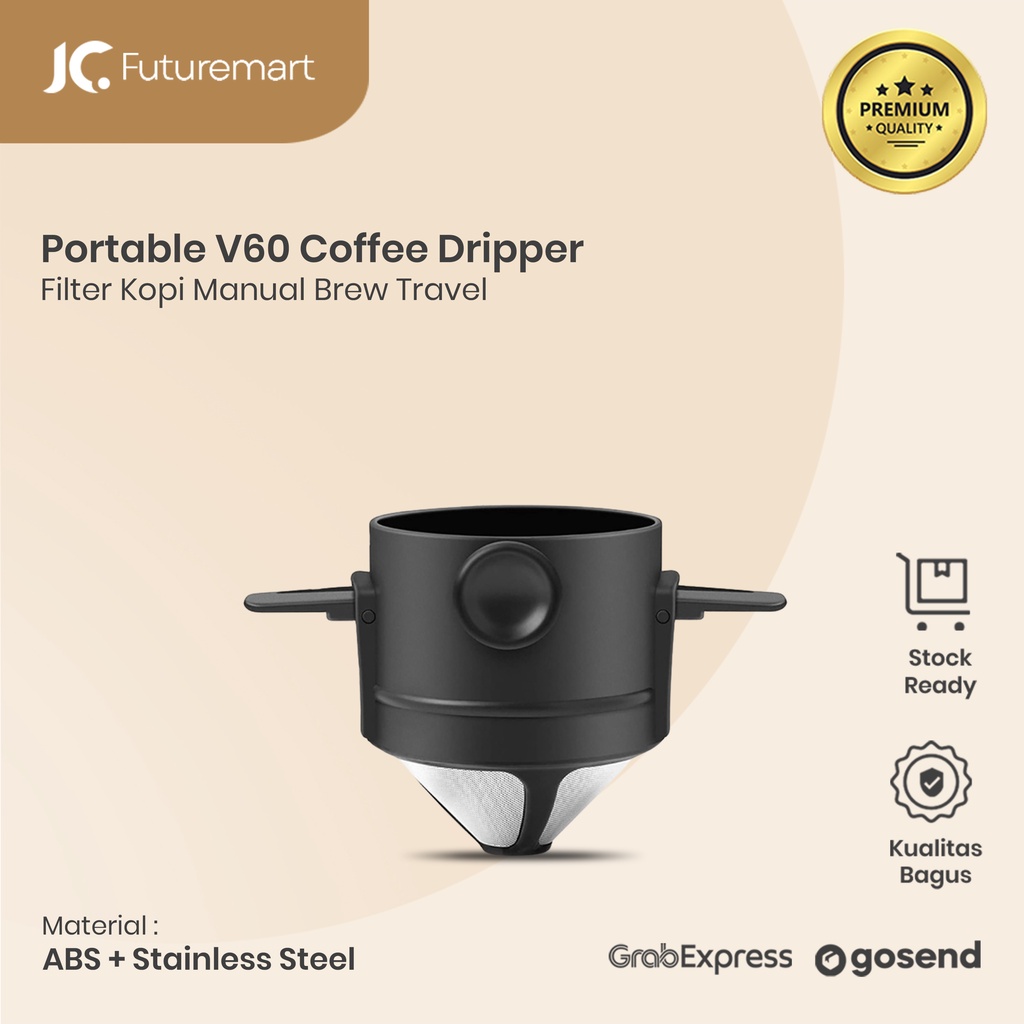 Jual Portable V60 Coffee Dripper Kopi Filter Manual Brew Travel ...