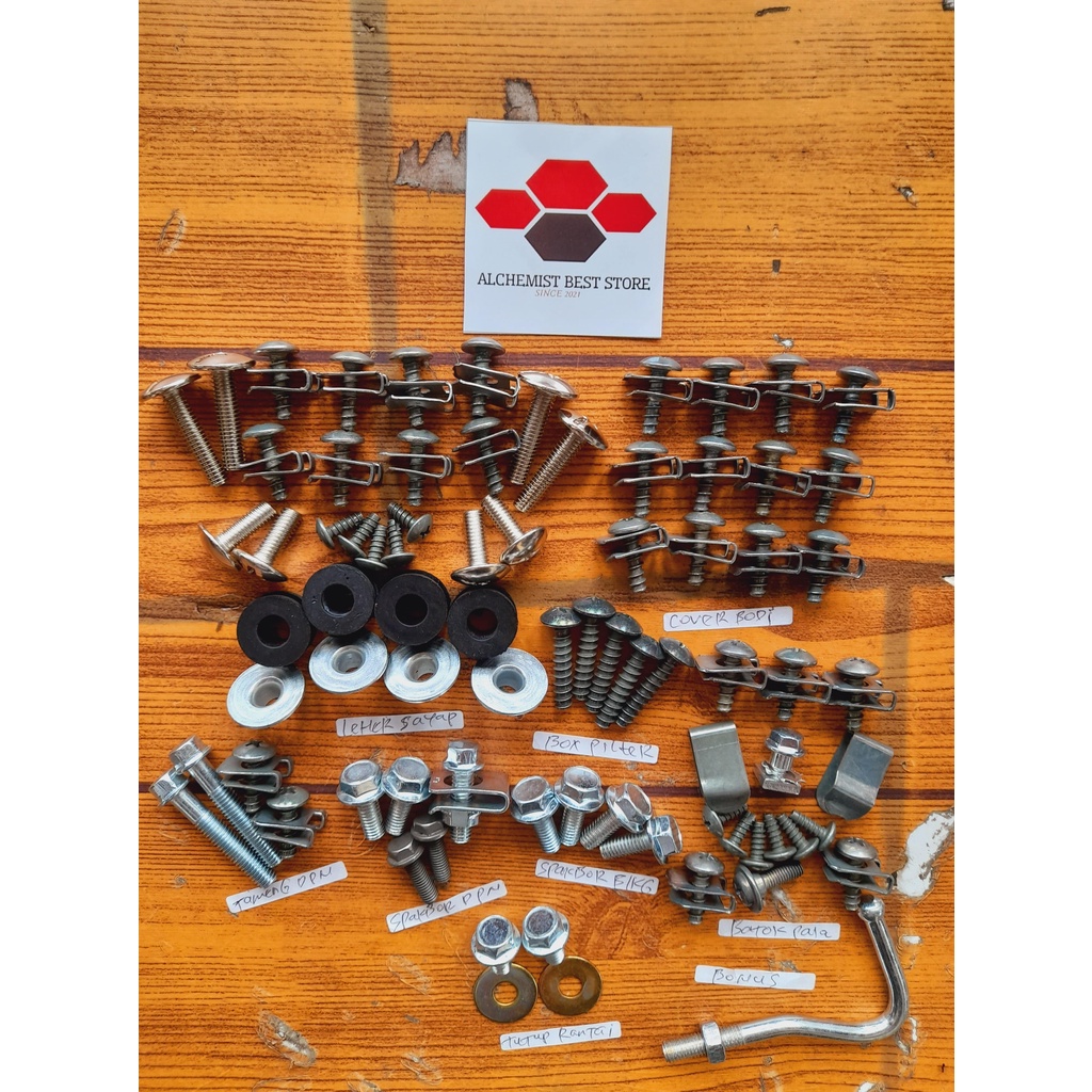 Jual COD Baut Suzuki Smash 125 Sp Fullset / Baud Smash 125 R Fullset / Baud Baut Suzuki Smash R ...