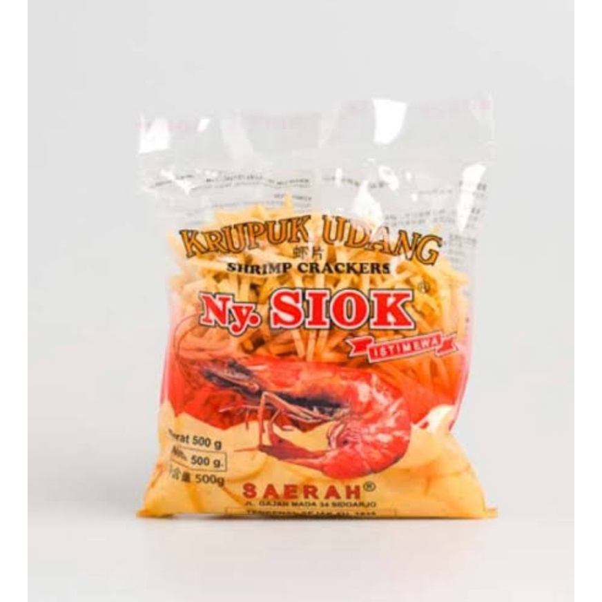 Jual Krupuk Udang Ny Siok 500g | Shopee Indonesia