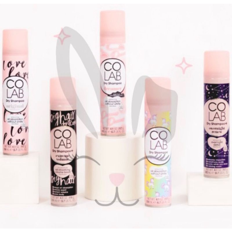 Jual Colab Dry Shampoo - shampoo kering 200ml | Shopee Indonesia