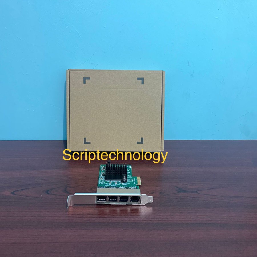 Jual PCi Express Lan Card Quad 4 Port 1000 Gigabit Realtek RTL8111 pcie ...