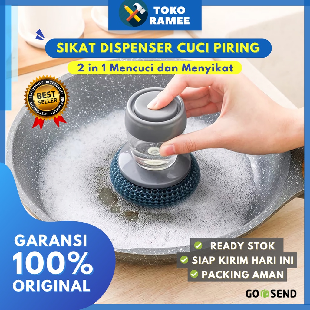 Jual Sikat / Sabut / Spons / Sponge / Busa Alat Dispenser Botol Wadah ...