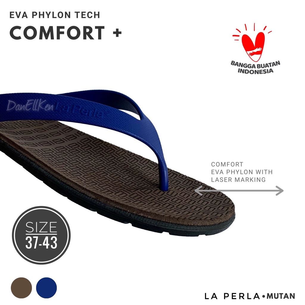 Jual Sandal Jepit BLCK MUTN Biru LaPerla Unisex Sendal FlipFlop La ...