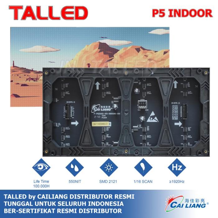 Jual MODUL LED VIDEOTRON INDOOR P5 SMD RGB FULLCOLOR CAILIANG - TALLED ...