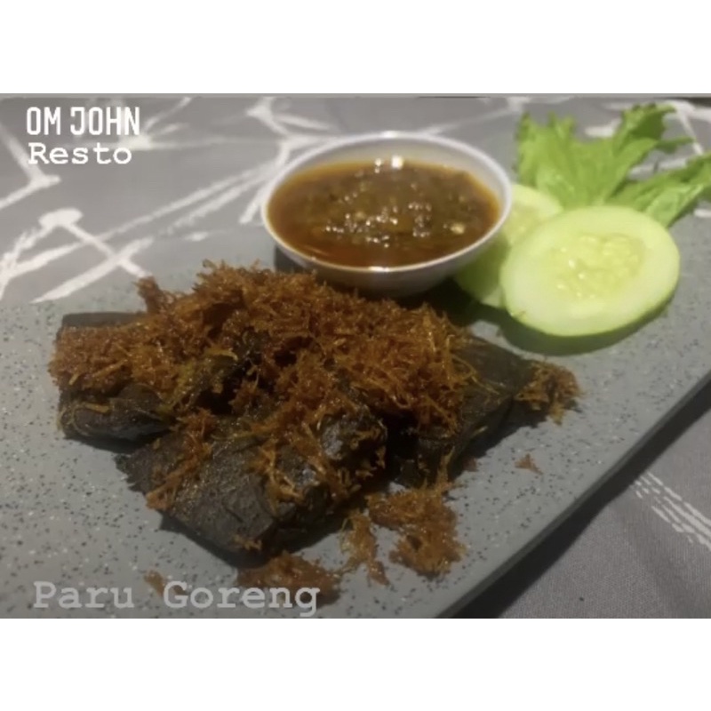 Jual Paket 500g paru goreng kremes rempah OM JOHN Resto Frozen | Shopee ...