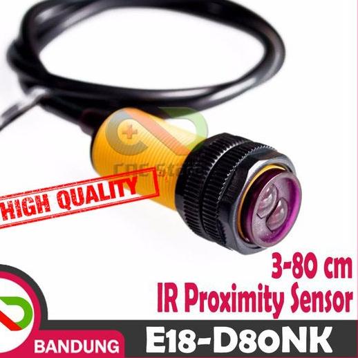 Jual [CNC] E18-D80NK ADJUSTABLE INFRARED PROXIMITY DISTANCE SENSOR SWITCH - TANPA PIN HEAD ...