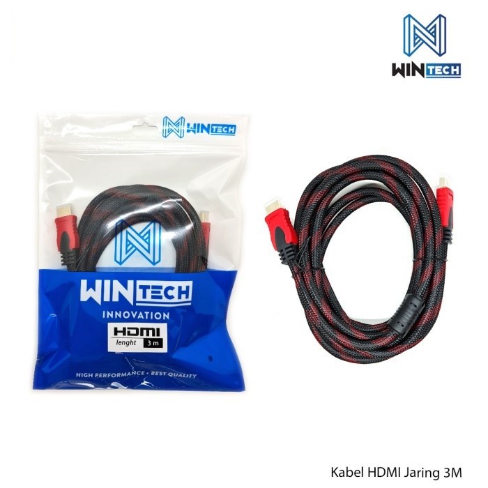 Jual KABEL HDMI 3M 10M 15M WINTECH | Shopee Indonesia