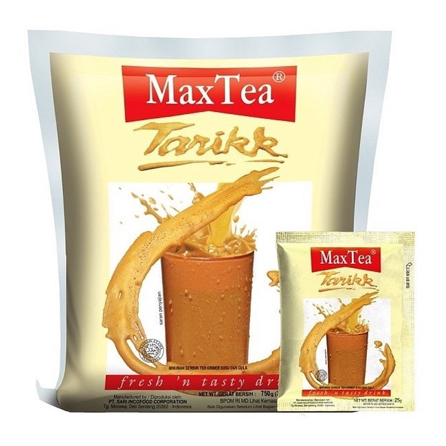 Jual MaxTea Tarikk - Max Tea Teh Tarik ( 30 sachet ) | Shopee Indonesia