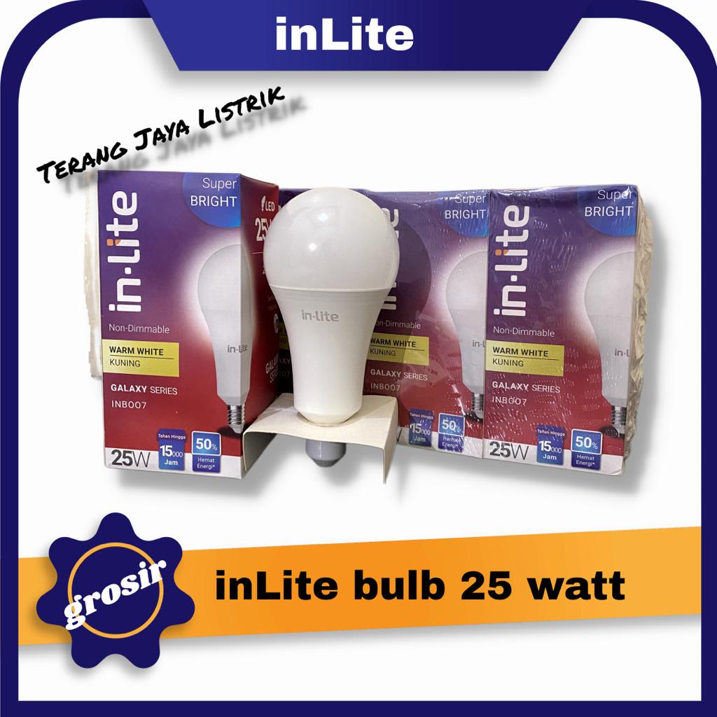 Jual Inlite Lampu Led Bulb 25 watt 25w Putih Kuning INB007 | Shopee ...