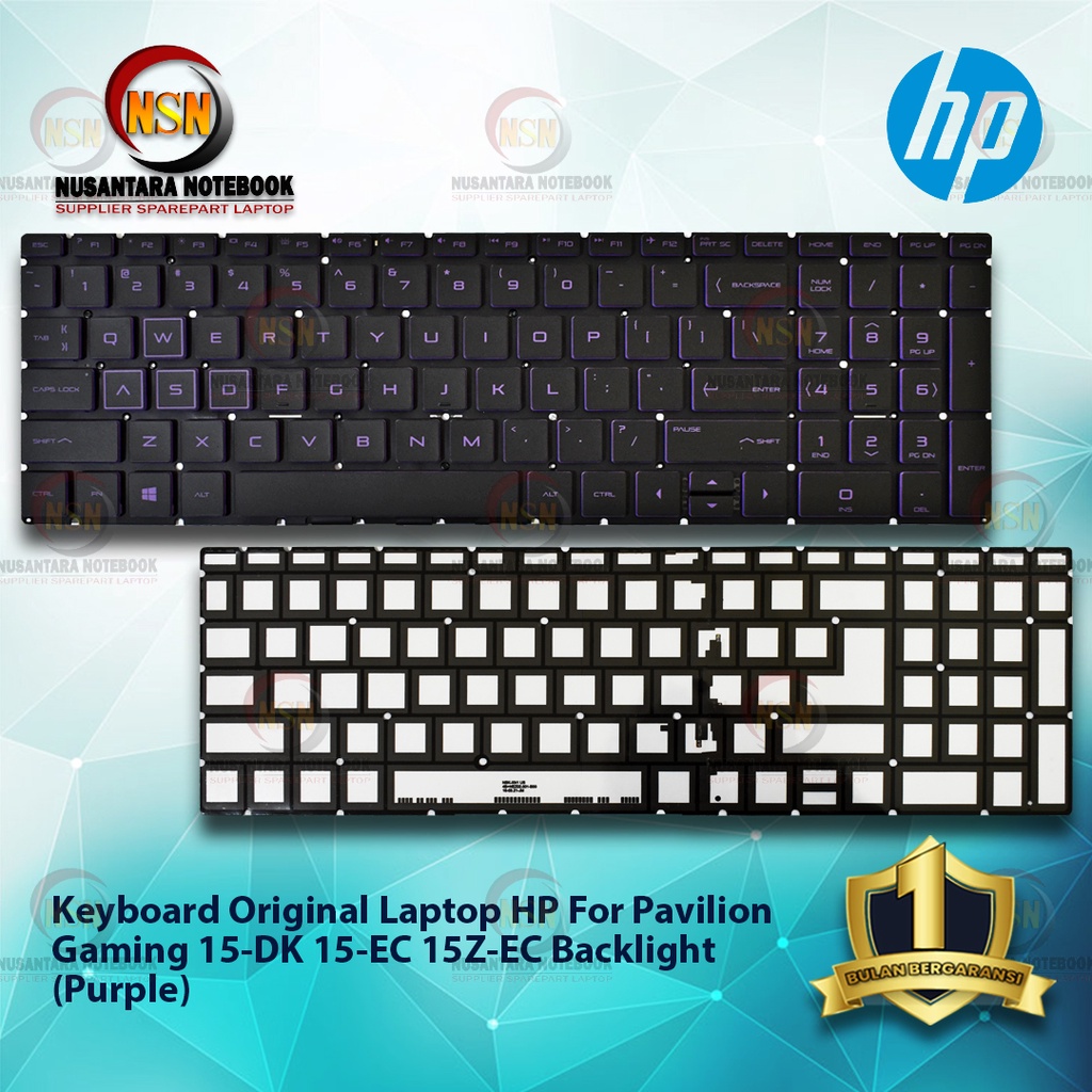 Jual Keyboard Original HP For Pavilion Gaming 15-DK 15Z Backlight ...