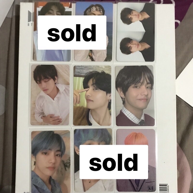 Jual [ OFFICIAL ] PHOTOCARD TAEHYUNG BTS POB weverse butter, ly tear r ...