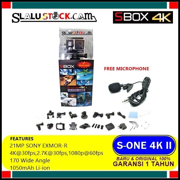 Jual Sbox S-One 4K Mark Ii Ultra Hd - Action Cam Sbox 4K Free Mic ...