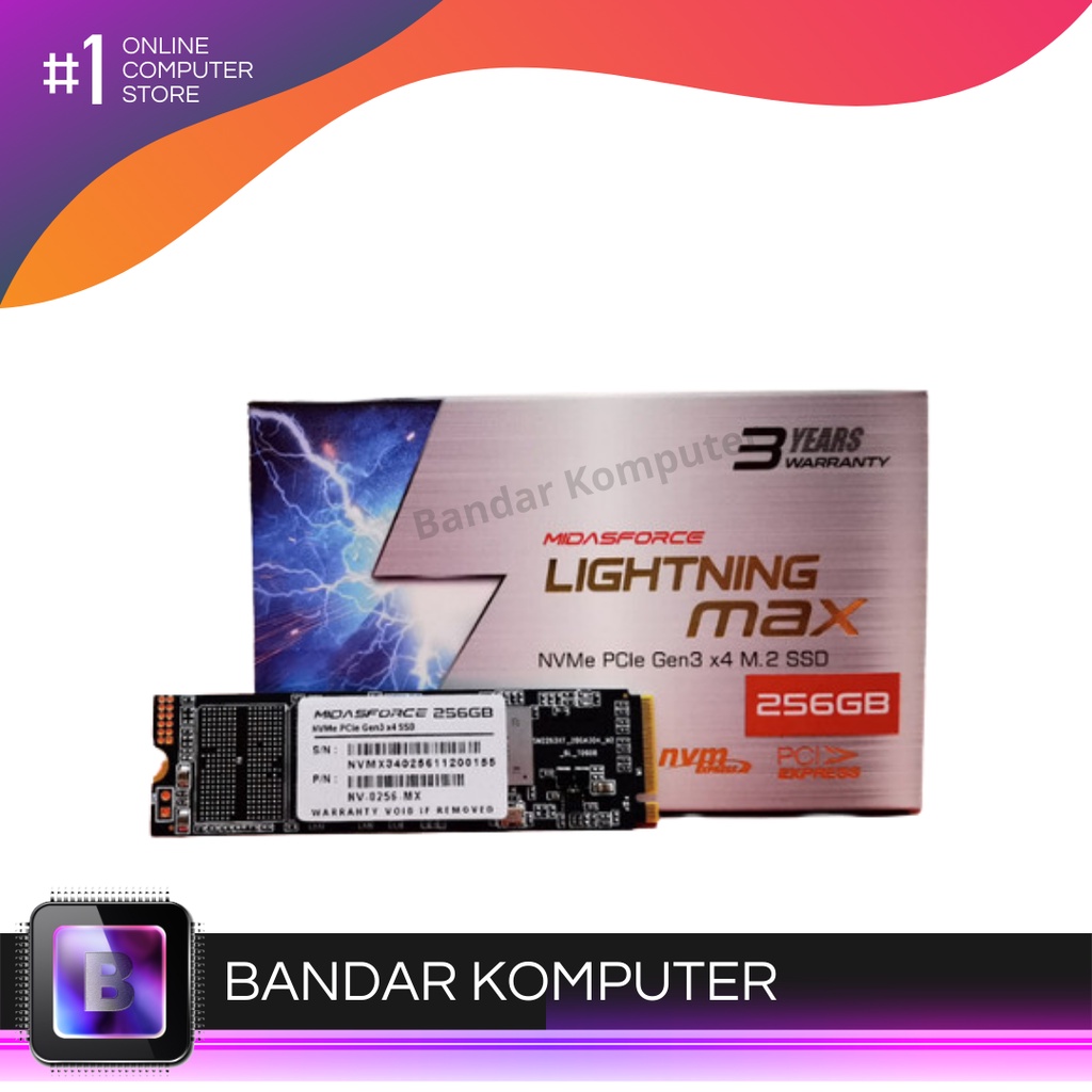 Jual SSD MIDAS 256GB NVME sata 3 | Shopee Indonesia