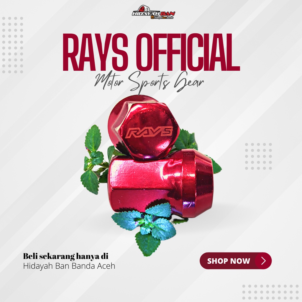 Jual Baut Velg Rays Original Motor Sport Gear 12x1.5 Isi 20 pcs | Shopee Indonesia