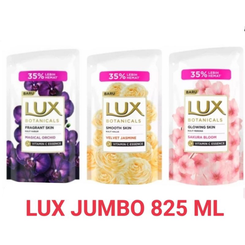 Jual 825ML LUX BOTANICAL MAGICAL ORCHID SOFT ROSE JASMINE BODY WASH SABUN MANDI CAIR 400ml ...