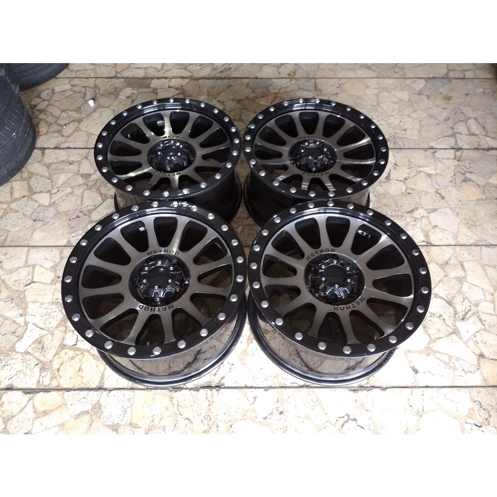 Jual VELG MOBIL RACING METHOD RING 18 LEBAR 9 LUBANG BAUT PCD 6x139,7 ...