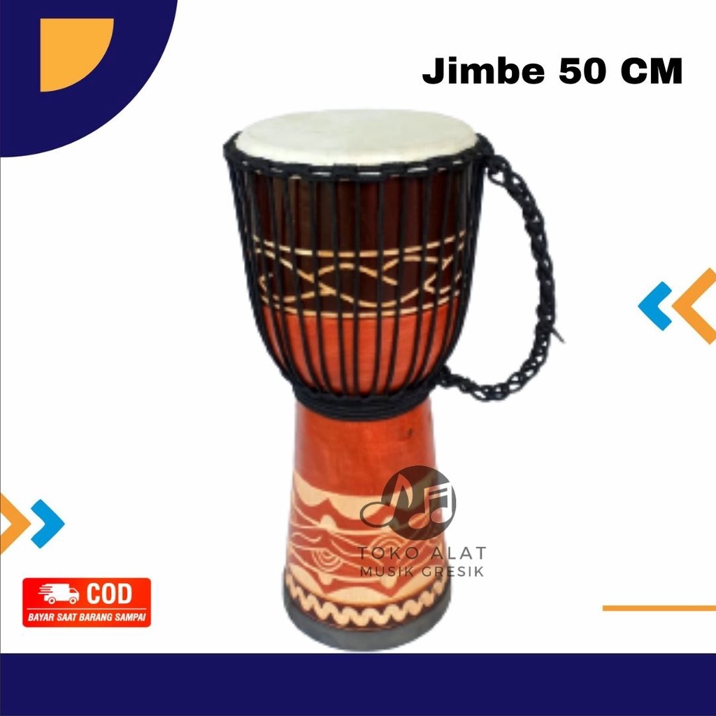 Jual Djimbe Jumbo Kendang Jimbe Reggae Tinggi 50cm | Shopee Indonesia