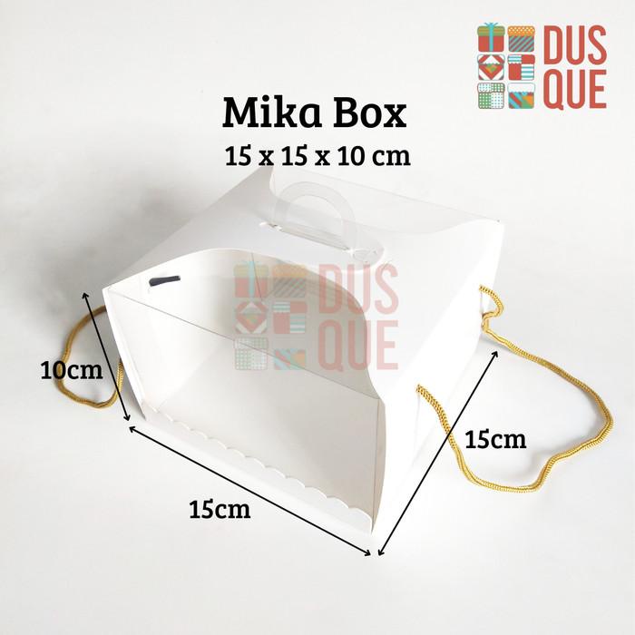Jual (3 Pcs) Mika Mbx Box Transparan 15X15X10Cm/ Mika Mbx 15X15X10Cm ...
