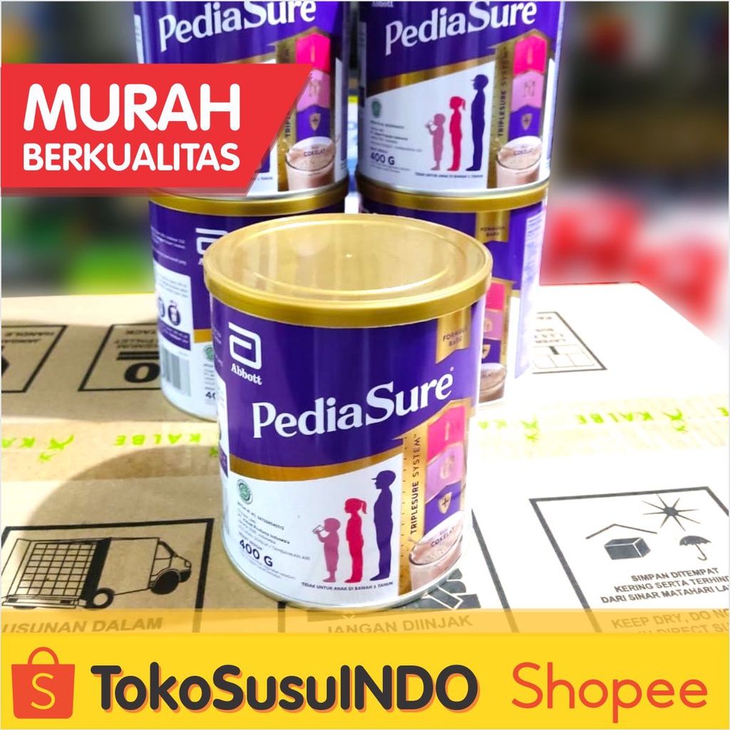 Jual Pediasure Coklat 400 g (1-10 tahun) Susu Formula Pertumbuhan Anak - Kids Formula | Shopee ...