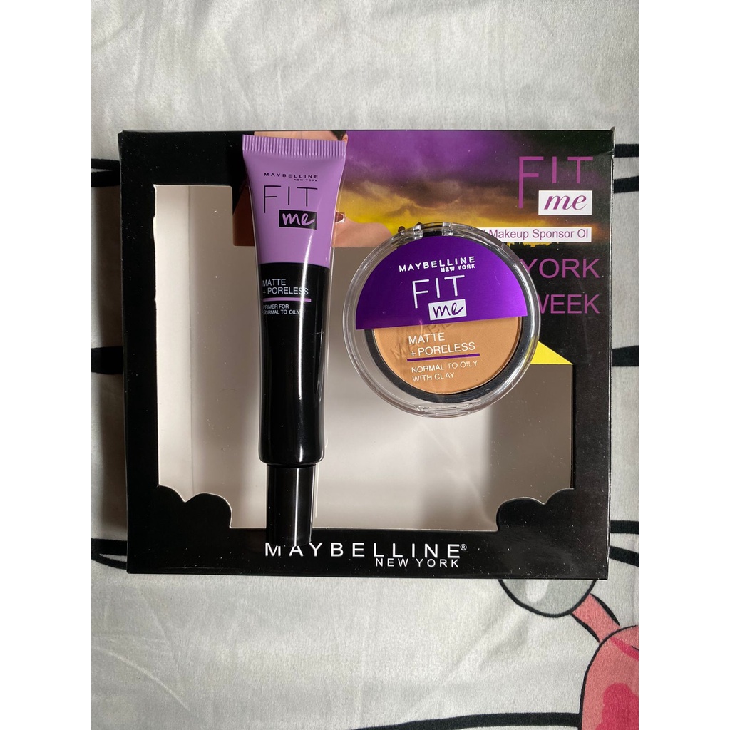 Jual Pake Makeup Lengkap Hemat 2in1 / Bedak Padar Matte Poreless ...