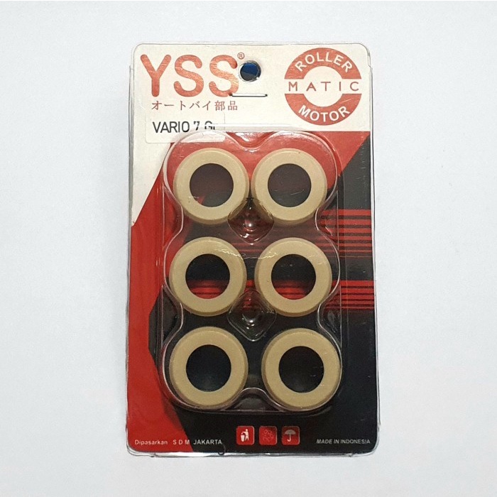 Jual ROLLER SET YSS VARIO KARBU / BEAT FI - 7 GRAM | Shopee Indonesia