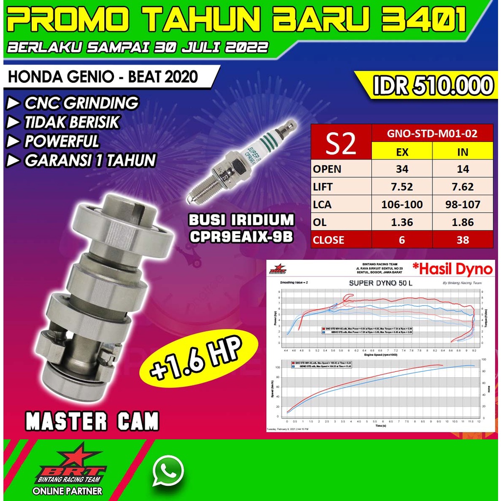 Jual NOKEN AS BRT GENIO / ALL NEW BEAT DELUXE / BEAT 2020 2021 / SCOOPY 2020 2021 S2 T1 T2 R10 ...