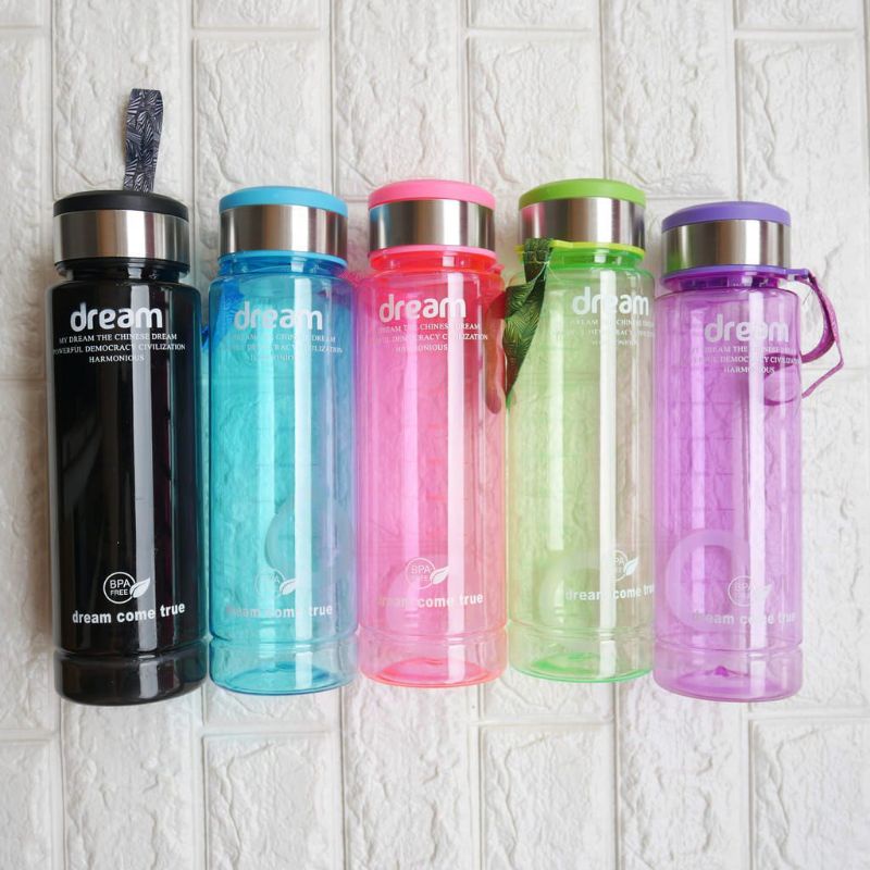 Jual BOTOL MINUM VIRAL 1000 ML / BOTOL AIR MINUM SPORTY DREAM 1 LITER ...