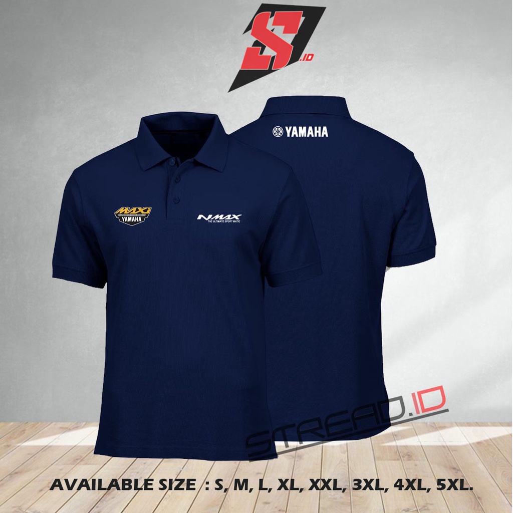 Jual Polo Shirt Kaos Baju Kerah Otomotif Yamaha Nmax The Ultimate Sport ...