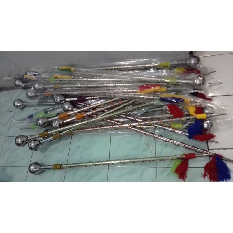 Jual tongkat mayoret stainless SD drumband stik konduktor marching band ...