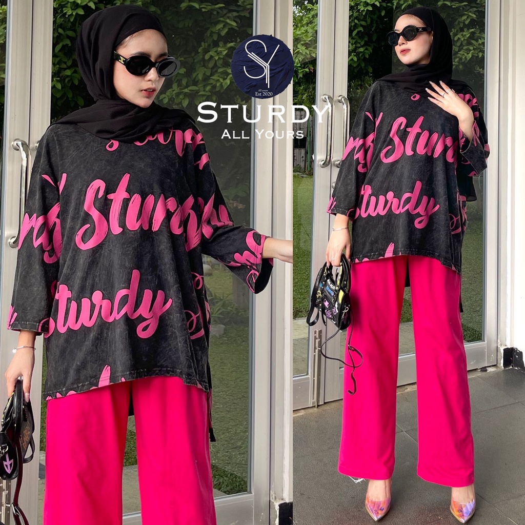 Jual Sturyd Onset oversize Maze ( 2 IN 1 ) Hitam X Fuchia | Shopee ...