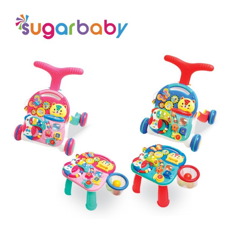 Jual SUGAR BABY 10 IN 1 PUSH WALKER AND TABLE SUGAR BABY | PREMIUM ...