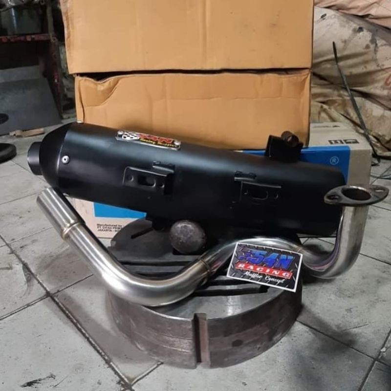 Jual Knalpot Copy CMS By 54n Original Motor Vario KHUSUS REQUEST | Shopee Indonesia