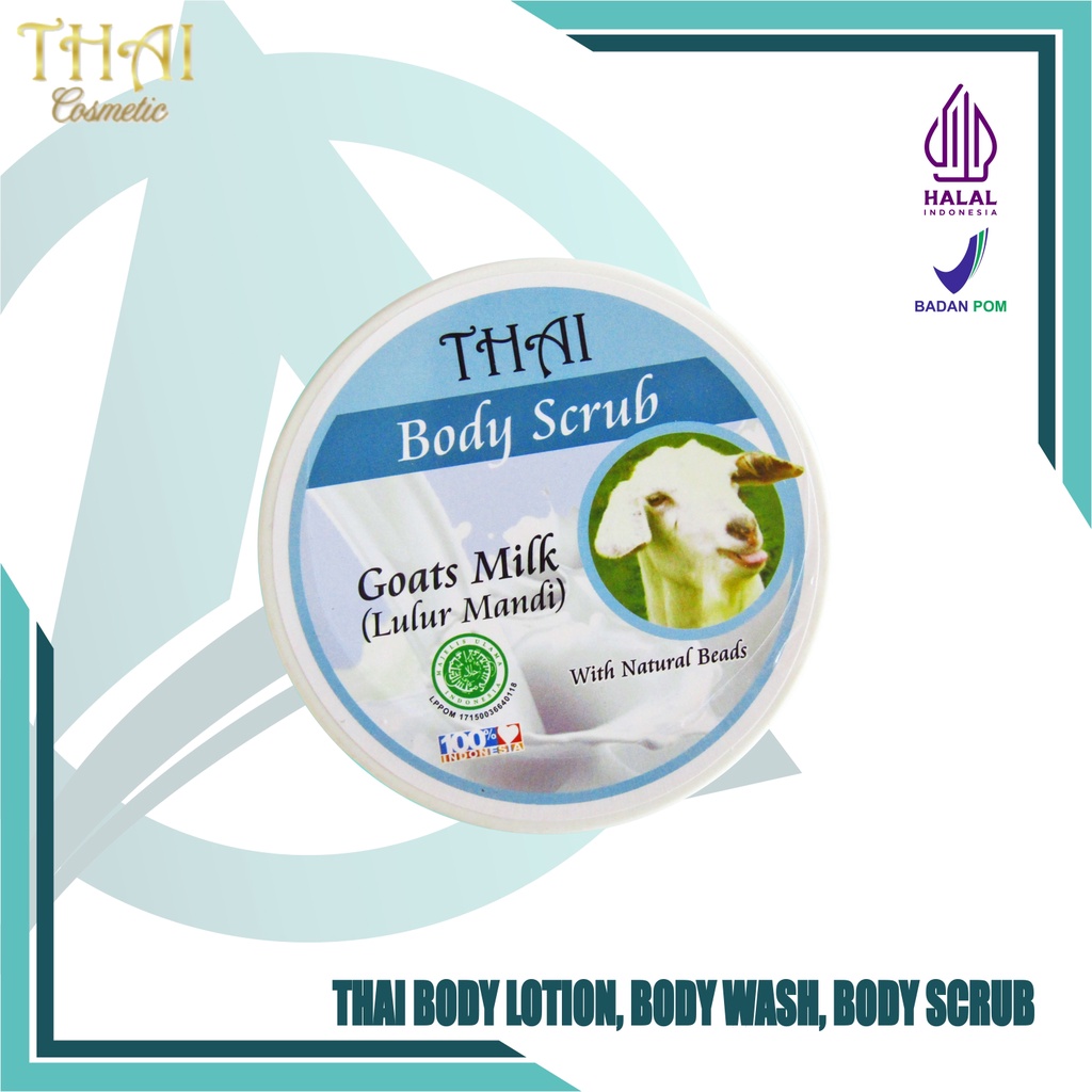 Jual THAI GOATS MILK SERIES - Hand Body lotion - Body Wash - Body Scrub ...