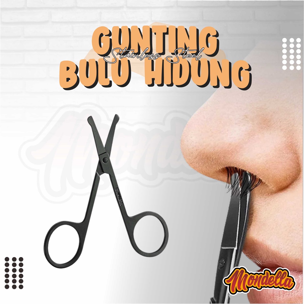 Jual Gunting Bulu Hidung Alat Pencukur Rambut Hidung Bahan Stainless ...
