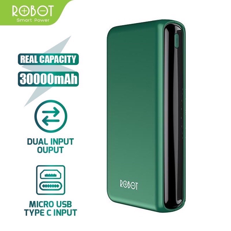 Jual Power Bank Merk Robot 30000mAh | Shopee Indonesia