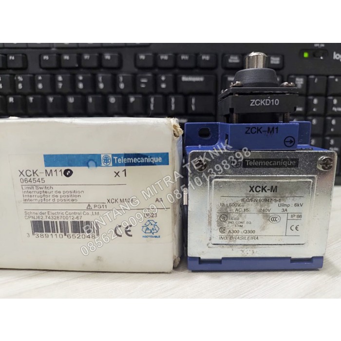 Jual TELEMECANIQUE XCK-M110 XCKM110 LIMIT SWITCH XCKM 240VAC 10A ...