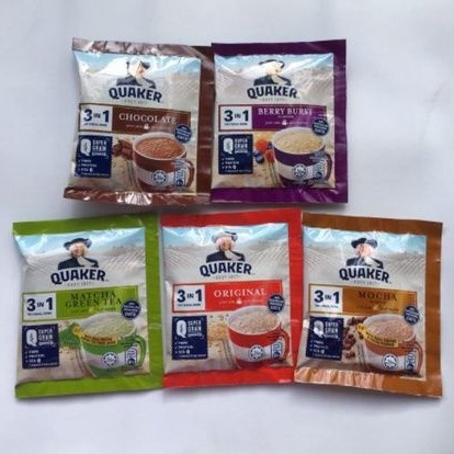 Jual QUAKER 3 IN 1 OAT CEREAL DRINK Malaysia | Shopee Indonesia