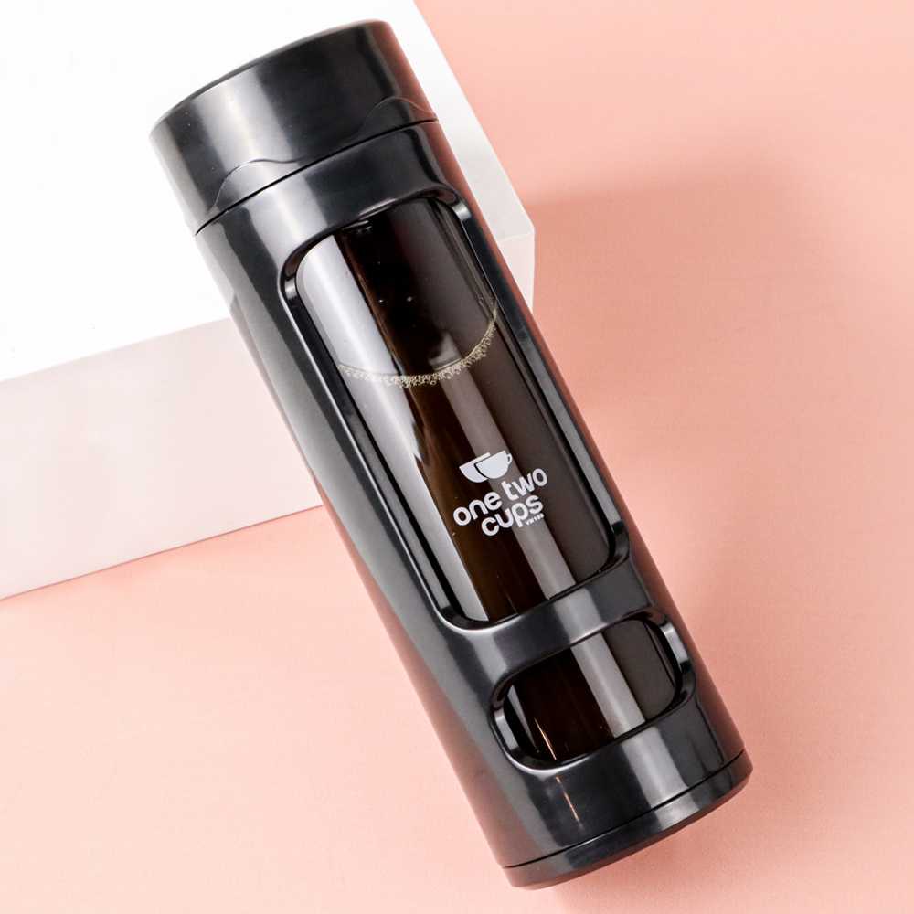 Jual One Two Cups Botol Minum Portable Tumbler Tea Infuser Cups 400ml ...