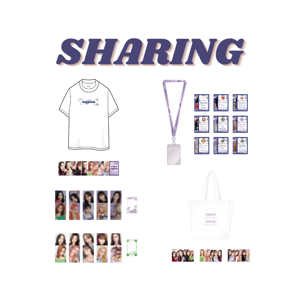 Jual [PO] SHARING KEP1ER 2022 Fanmeeting Kep1anet Merch (MD) - T-Shirt ...
