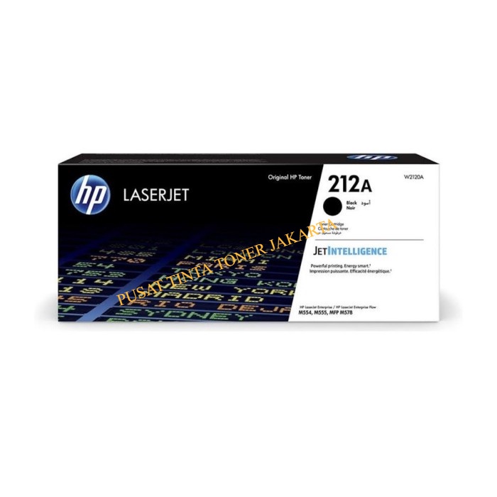 Jual Toner HP LaserJet 212A ( W2120A ) Black = Enterprise M554, M555 ...