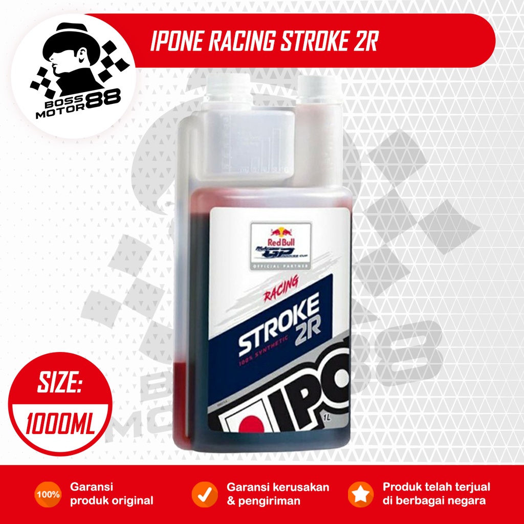 Jual Ipone Stroke 2R Racing 1L - Oli Samping Motor 2Tak Racing/Balap Premium 100% Original ...