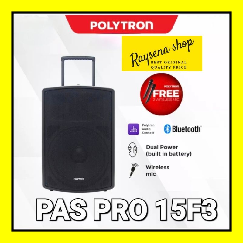 Jual POLYTRON PASPRO 15F3 PROFESSIONAL SPEAKER AKTIF PASPRO15F3 / PAS ...