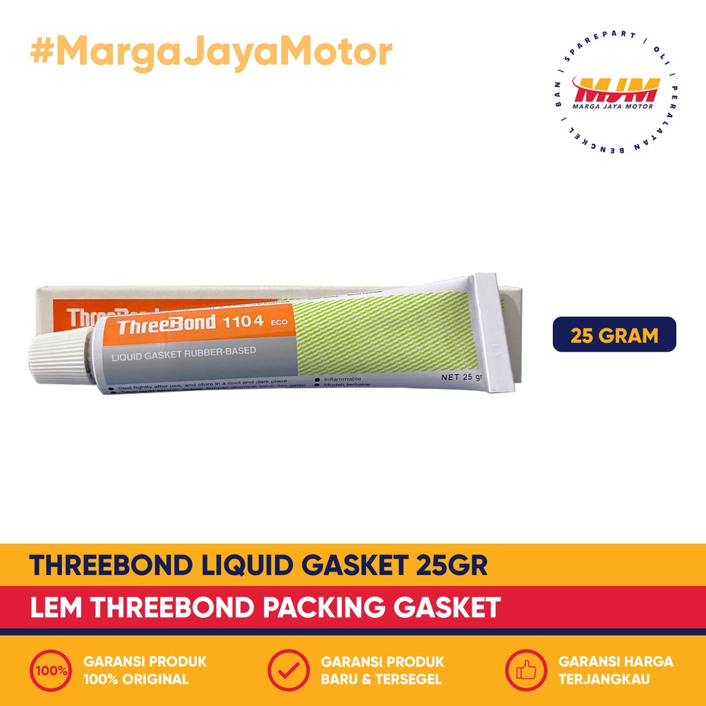 Jual Lem Threebond Gasket 1104 25gr Lem Gasket Three Bond | Shopee ...