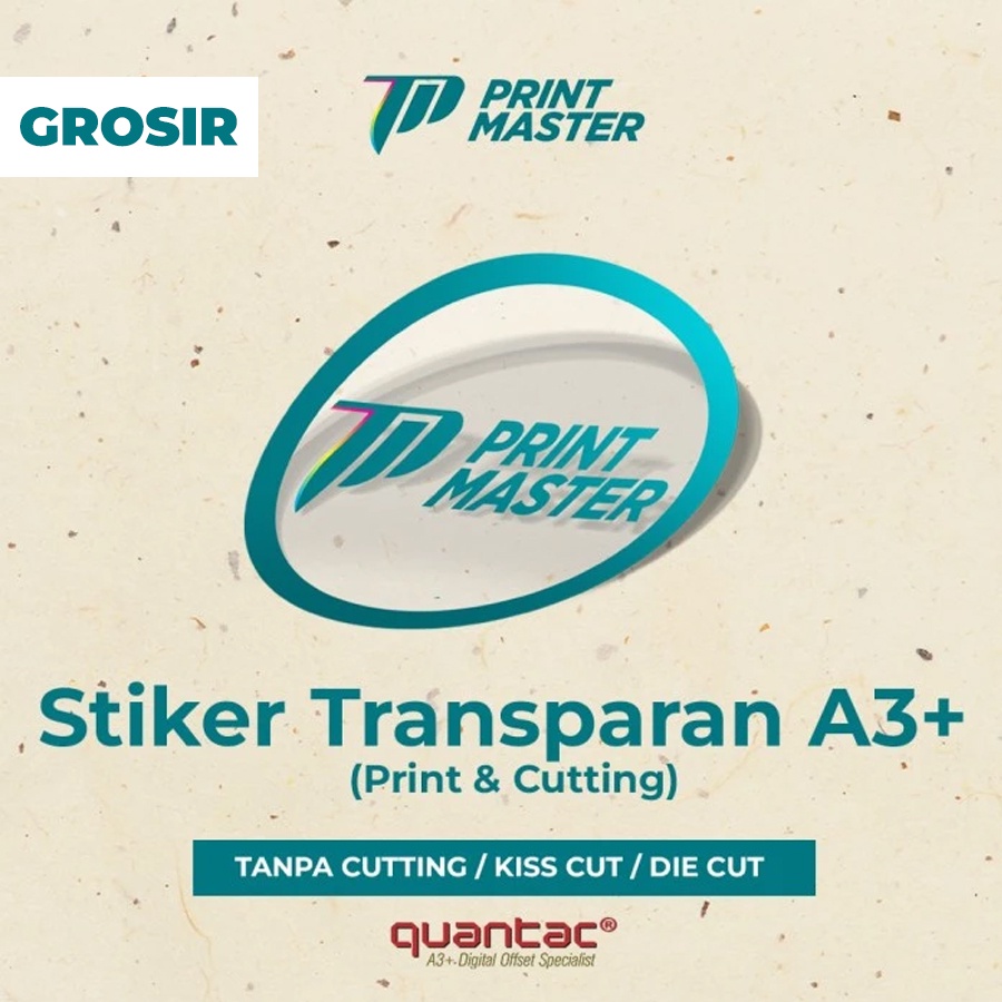 Jual Grosir Cetak Stiker A3+ | Cetak Stiker Label | Cetak Stiker Transparan | Shopee Indonesia